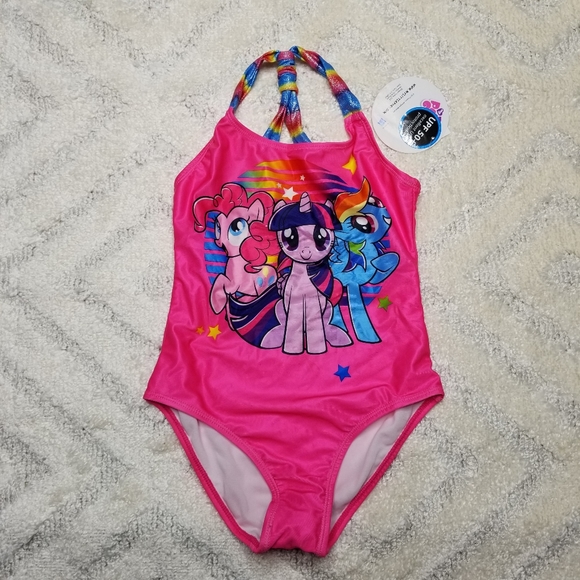 My Little Pony | Swim | Nwt My Little Pony Pink One Piece Bathing Suit ...